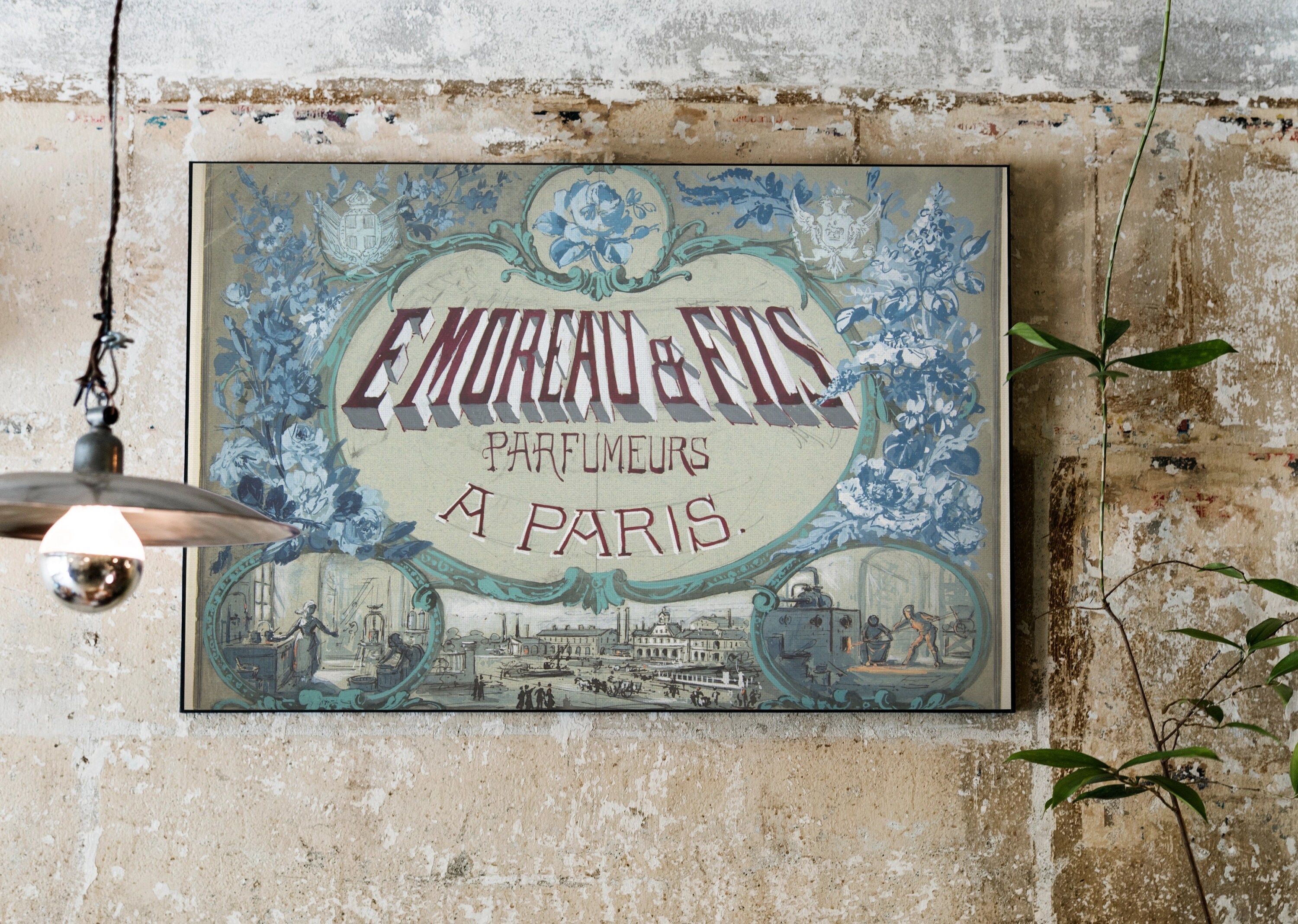 Vintage French Poster Gallery Wall Art Set of 9, Digital Prints ...