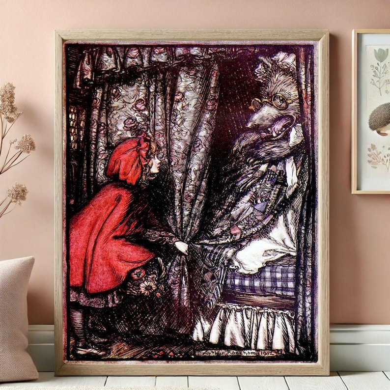 Arthur Rackham Art Prints, Vintage Fairy Tale Illustrations Set ...