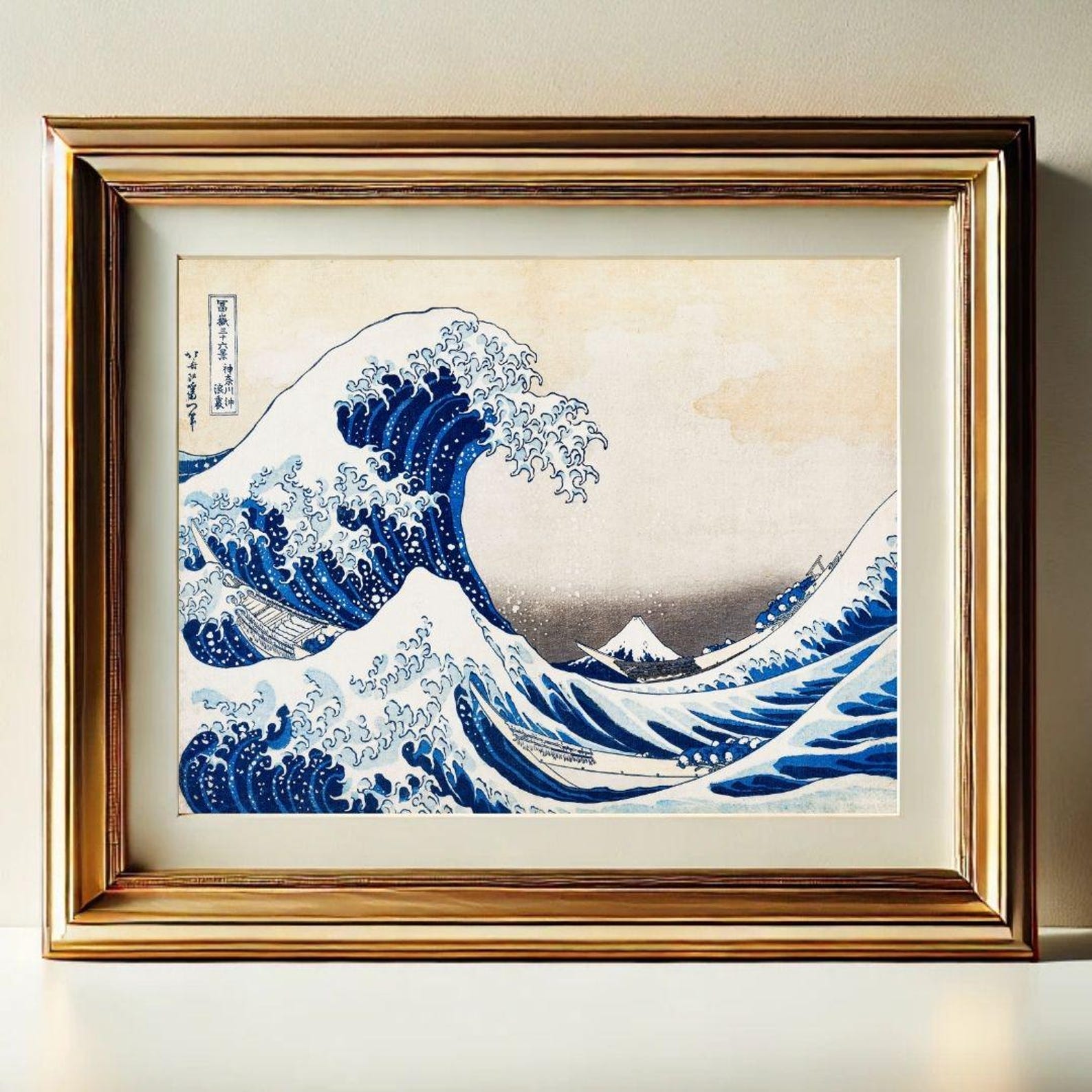 The Great Wave off Kanagawa Printable – Japanese Woodblock Art Print ...