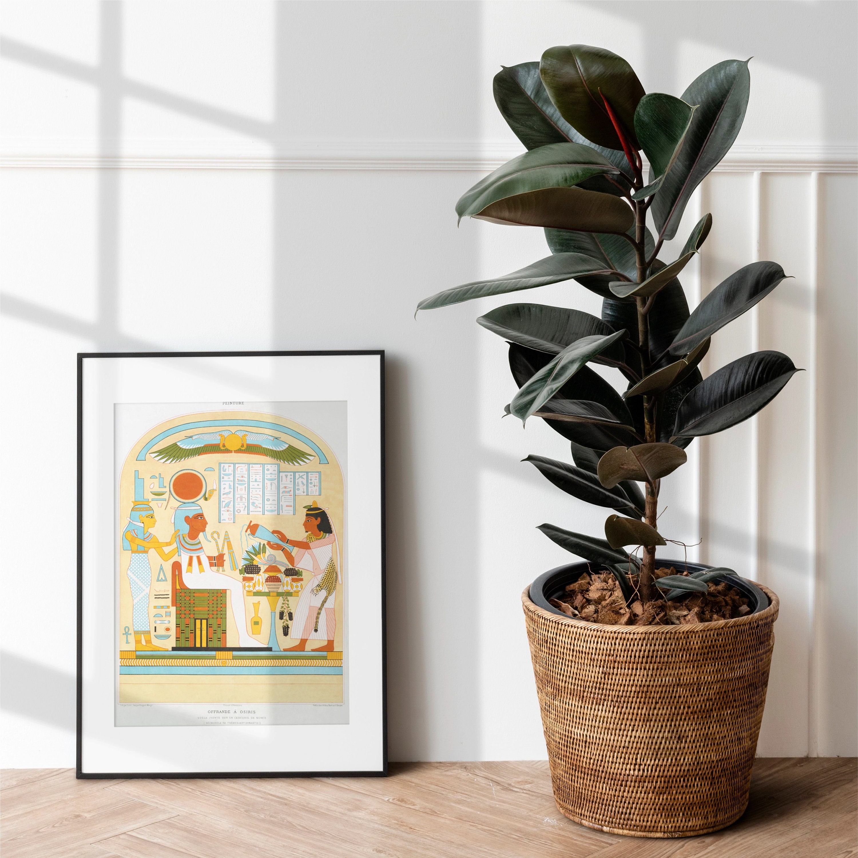 Ancient Egyptian Wall Art, Papyrus Style Print, Hieroglyphic Poster ...