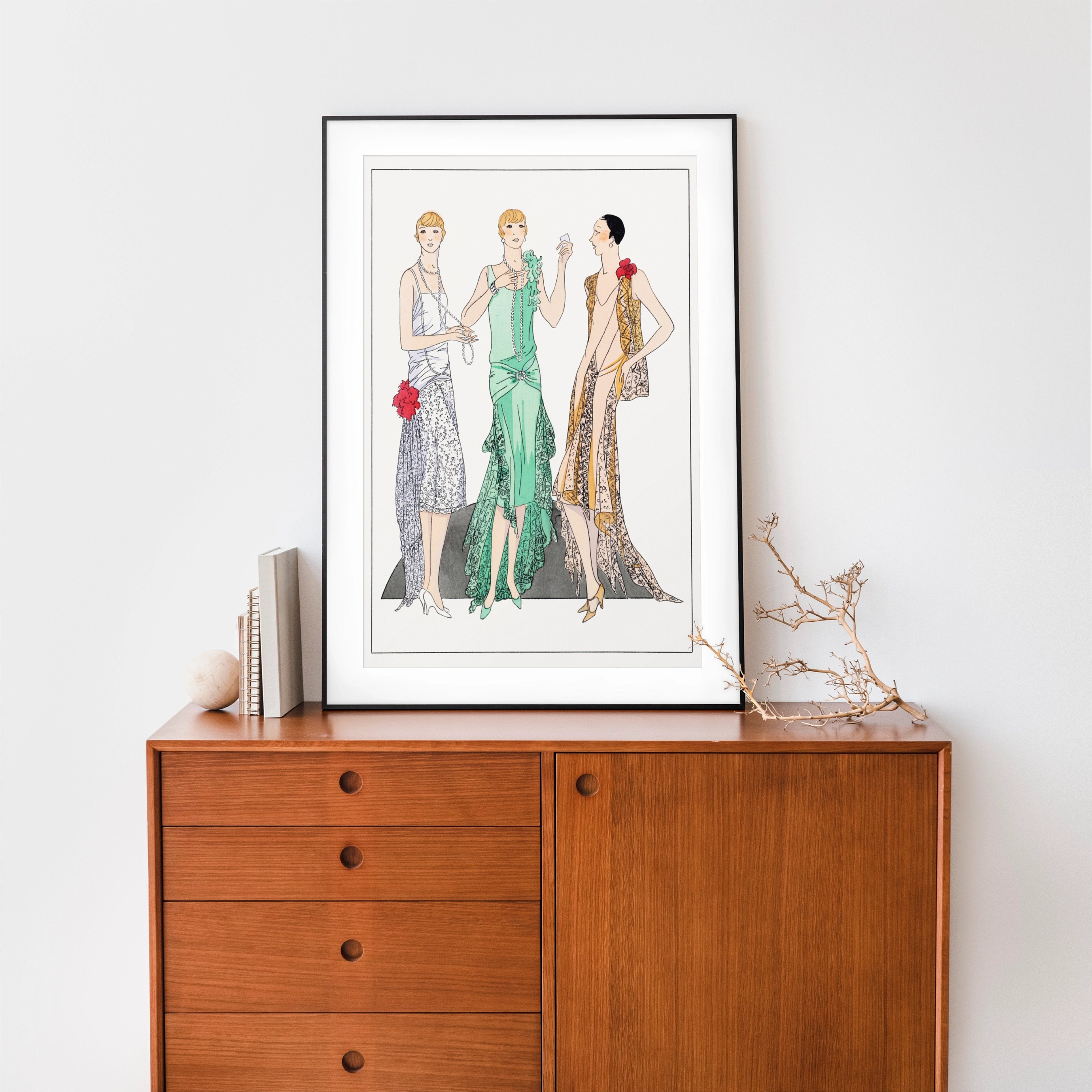 Vintage Fashion Illustration Set of 100, Historical Clothing Printable ...