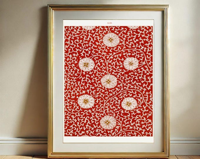 Antique Turkish Pattern Poster Owen Jones Abstract Wall Art Boho Art ...