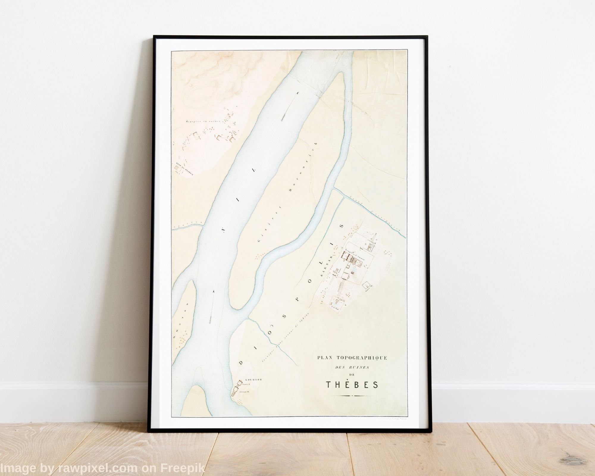 ancient egypt physical map