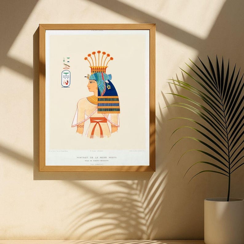 Ancient Egypt Wall Art, Egyptian Papyrus Print, Hieroglyphic Poster ...