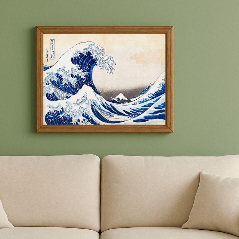The Great Wave off Kanagawa Printable – Japanese Woodblock Art Print ...