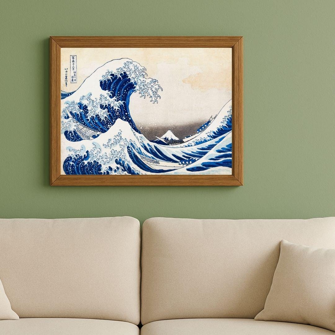 The Great Wave off Kanagawa Printable – Japanese Woodblock Art Print ...