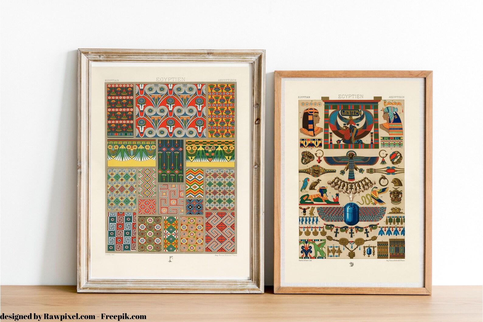 Ancient Egyptian Wall Art Set of 5 Ancient Egypt Prints - Etsy