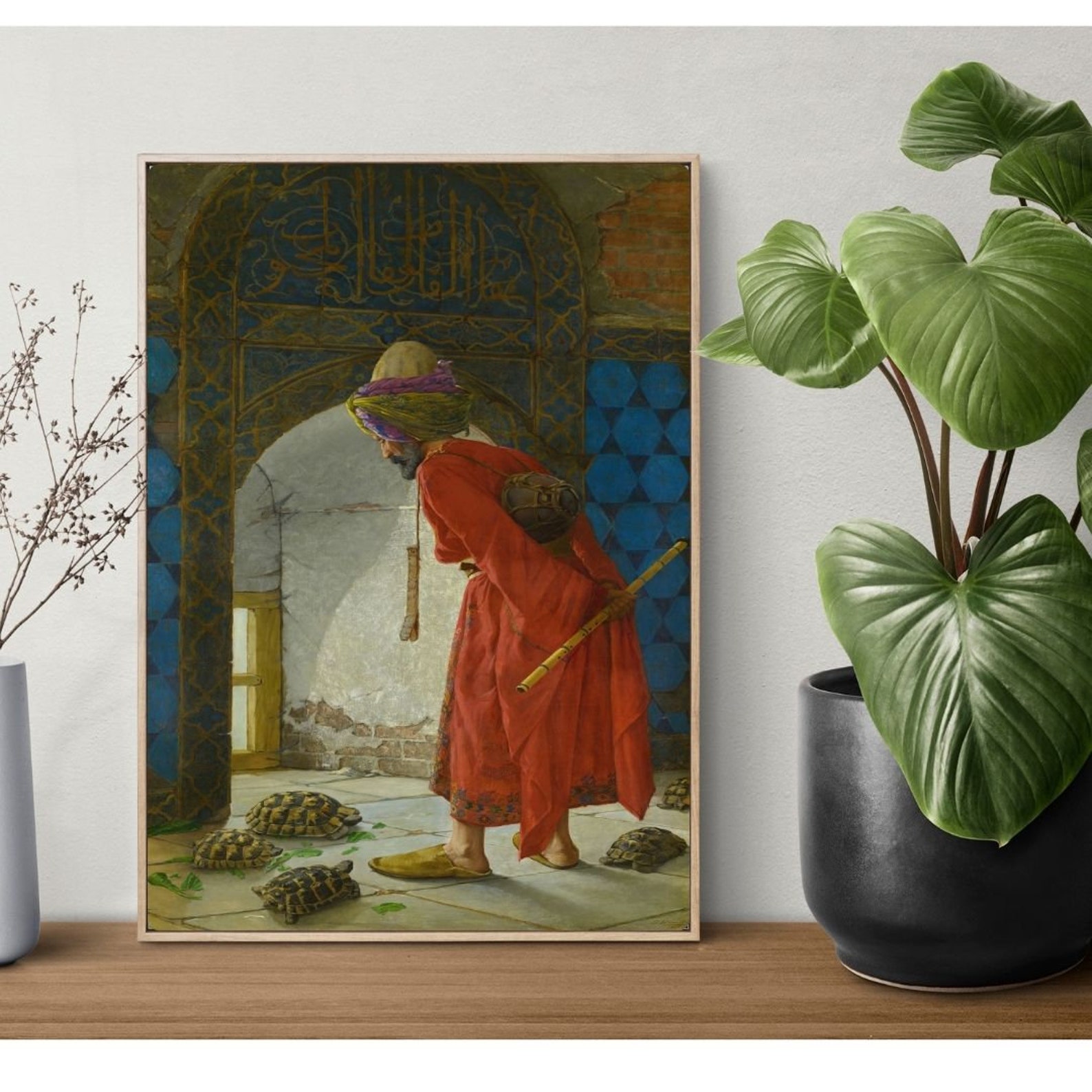 The Tortoise Trainer by Osman Hamdi Bey Wall Decor, Kaplumbağa ...