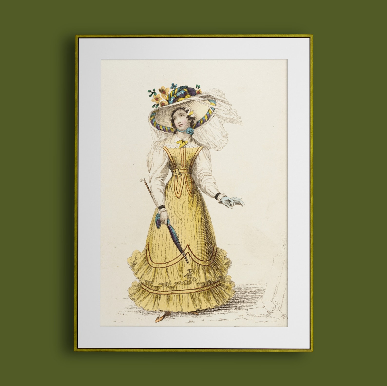 Vintage Fashion Illustration Set of 100, Historical Clothing Printables ...