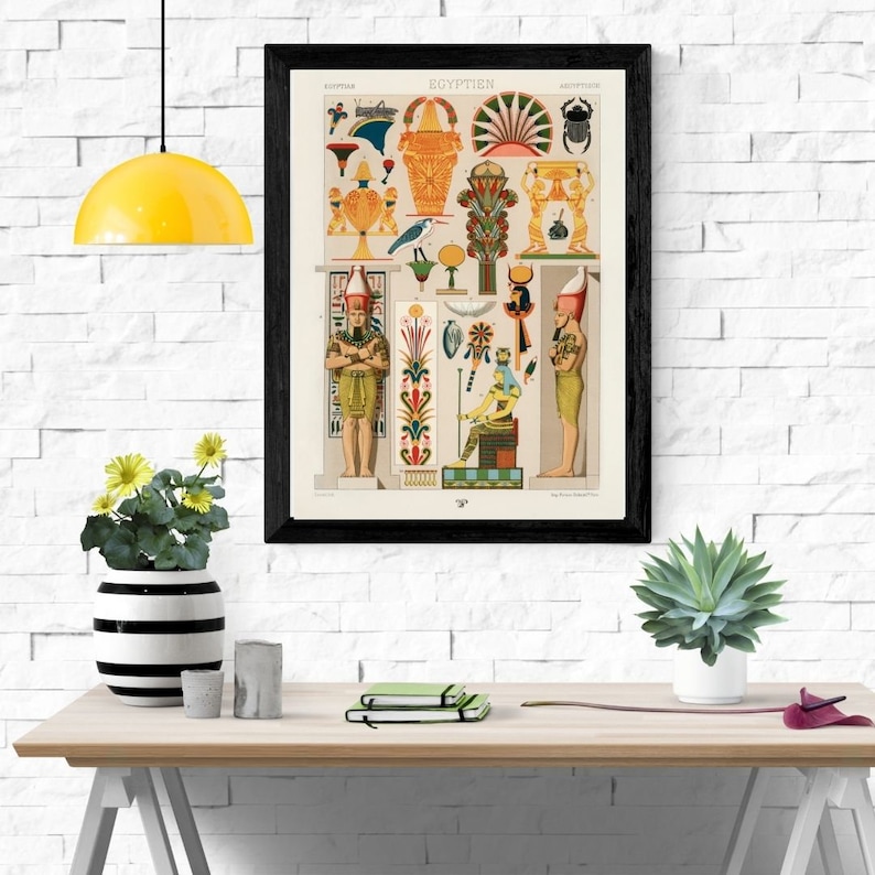 Ancient Egyptian Wall Art Set of 5 Ancient Egypt Prints - Etsy