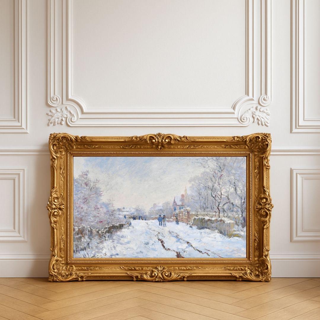 Winter Gallery Wall Art Set of 11, Vintage Snowy Landscape Prints, Cozy ...
