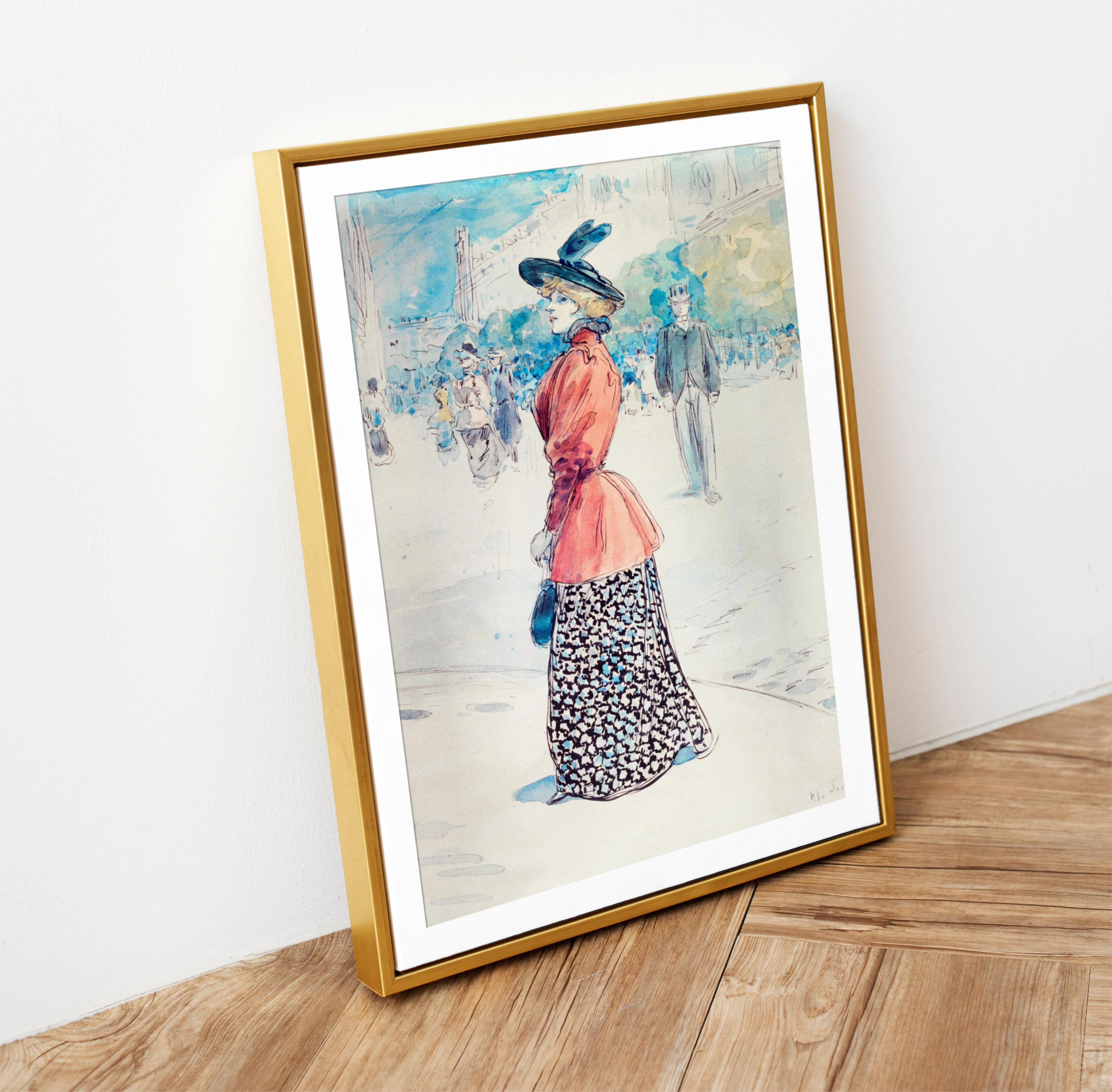 Vintage Fashion Illustration Set of 100, Historical Clothing Printables ...