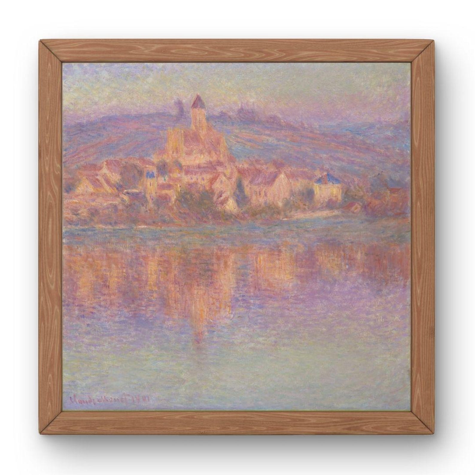 Claude Monet Square Wall Art Print Set of 9, Impressionist Wall Print ...