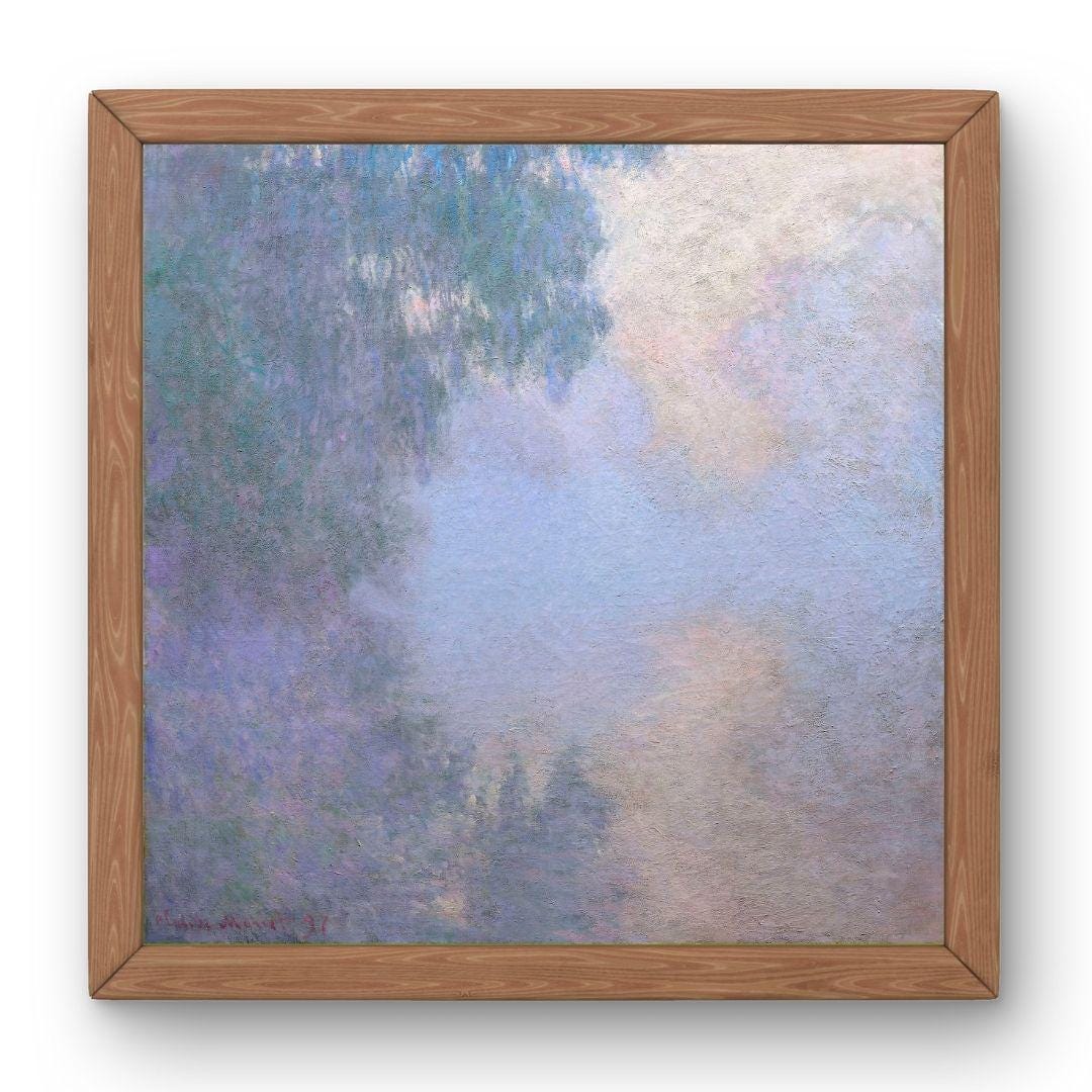 Claude Monet Square Wall Art Print Set of 9, Impressionist Wall Print ...
