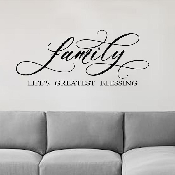 Blessing Wall Decal - Etsy