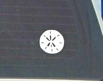 Beach Life Decal Sand Dollar Decal Summer Decal Beach Decal Vinyl Car ...