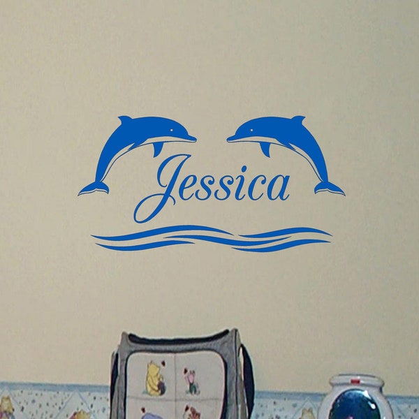 Dolphin Wall Decals - Etsy