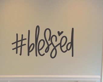 Thankful Decal Faith Decal Cross Christian Decal - Etsy