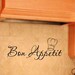 Bon Appetit With Chef Hat Vinyl Wall Decal. Kitchen Decor, Bon Appetit ...