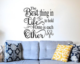 Vinyl Sticker Inspirational Wall Decal - Love the Most Powerful Force ...
