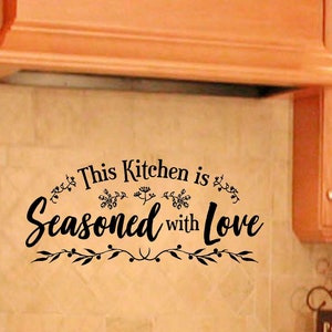 Kitchen Cabinet Decal Logo Vinyl Stickers Modern Cupboard Drawers Home ...