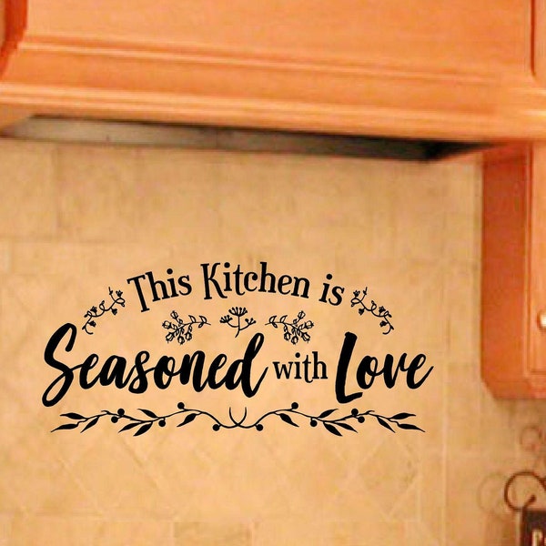 Kitchen Cabinet Decal Logo Vinyl Stickers Modern Cupboard Drawers Home ...