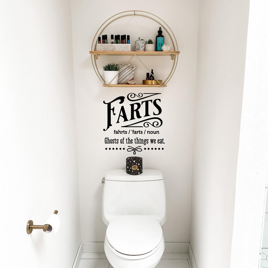 Fart Definition Vinyl Wall Decal, Bathroom Decal, Funny Saying ...