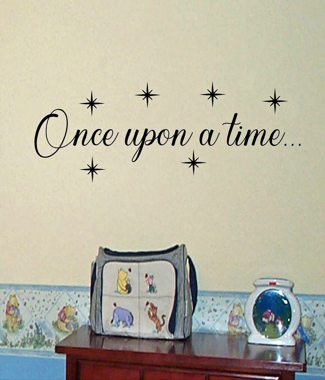 Once Upon a Time Vinyl Wall Decal. Fairy Tale Nursery Decal - Etsy