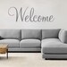 Welcome Vinyl Wall Decal. Welcome Decal Home Decor Home - Etsy
