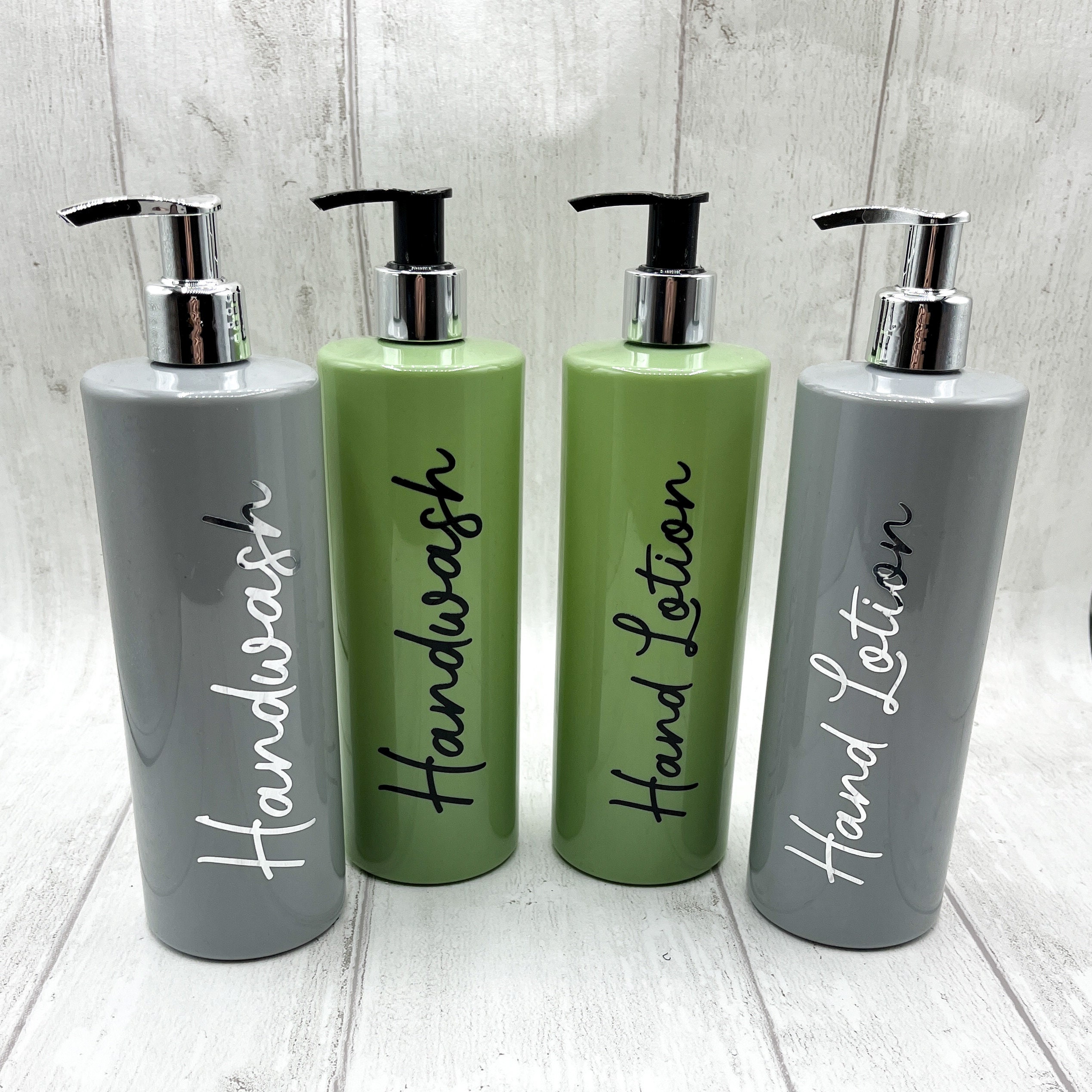 Personalised Bottles Home Decor Soap Dispenser Bathroom - Etsy UK