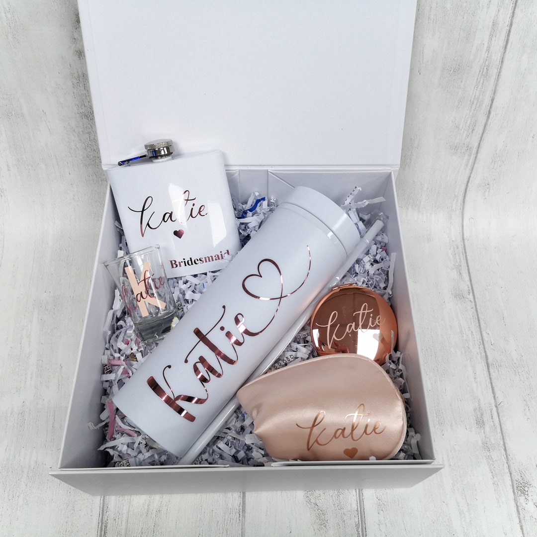 Will You Be My Bridesmaid Hamper, Maid of Honour Gift Box, Bridesmaid ...