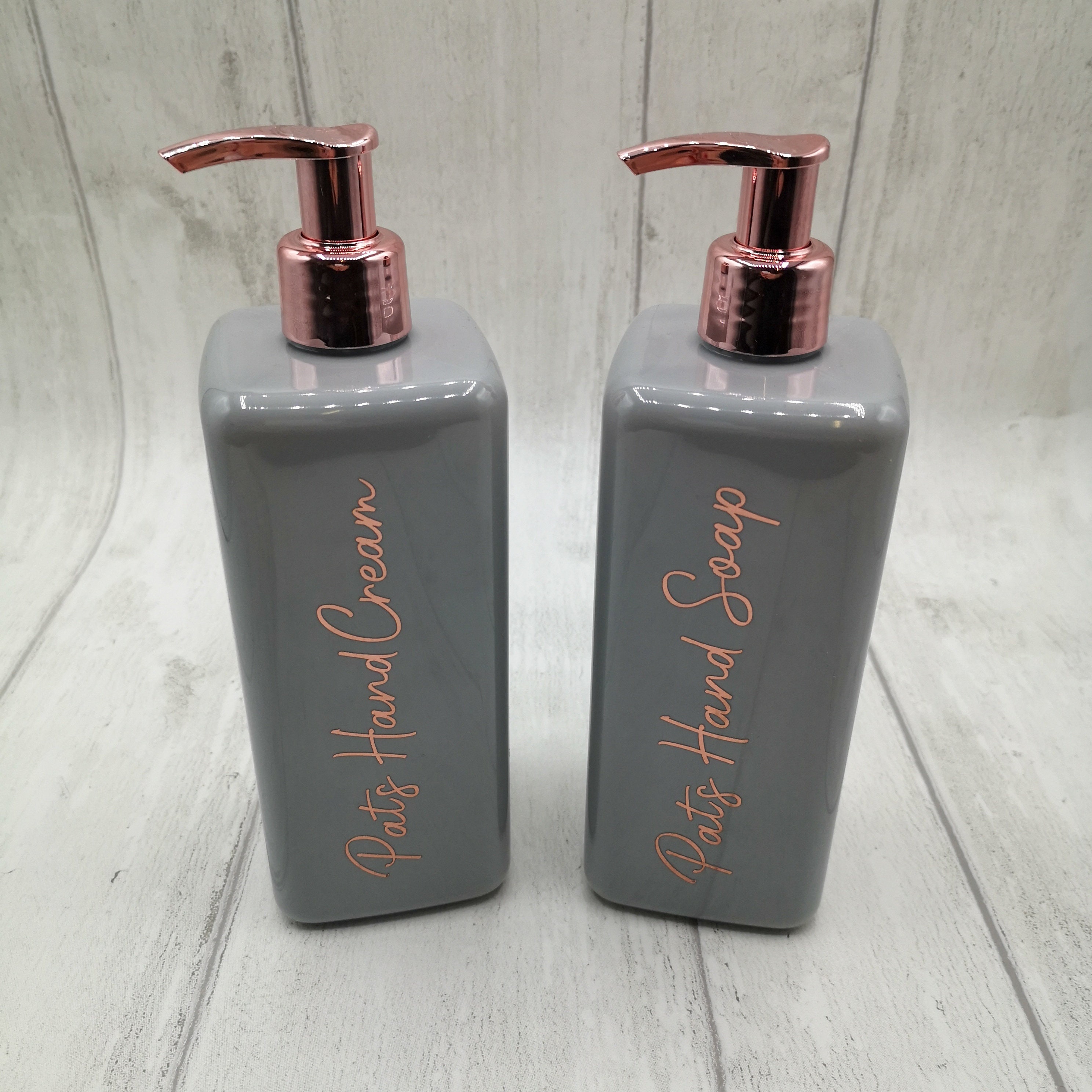Personalised Bottles Home Decor Soap Dispenser Bathroom - Etsy UK