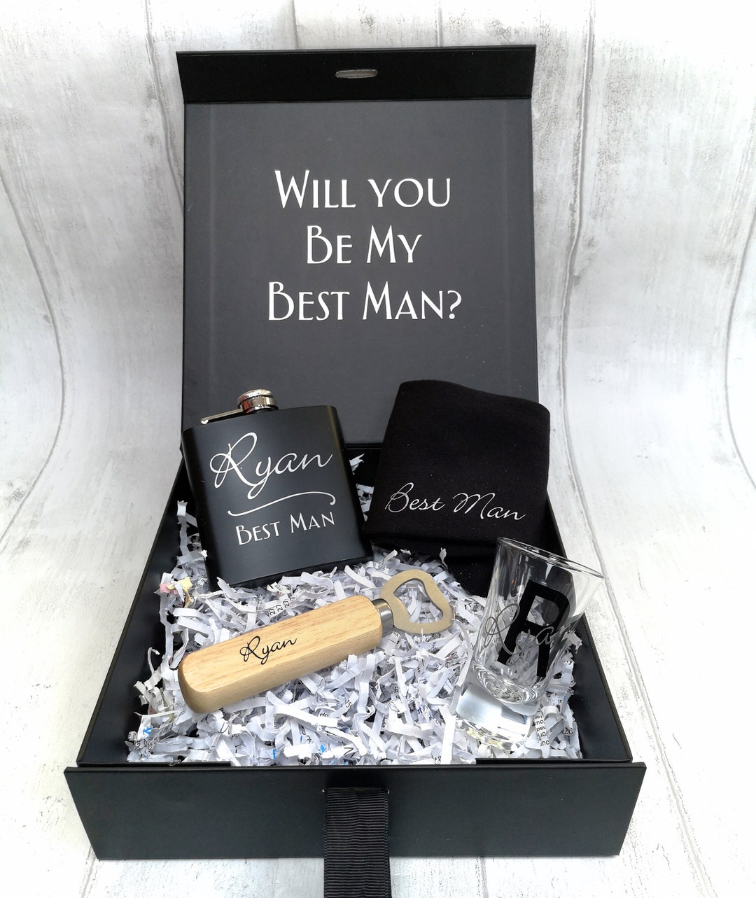 Groomsman Hamper, Groom to Be Gift Box, Groomsman/best Man Proposal Box ...