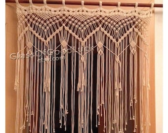 Macrame curtains | Etsy