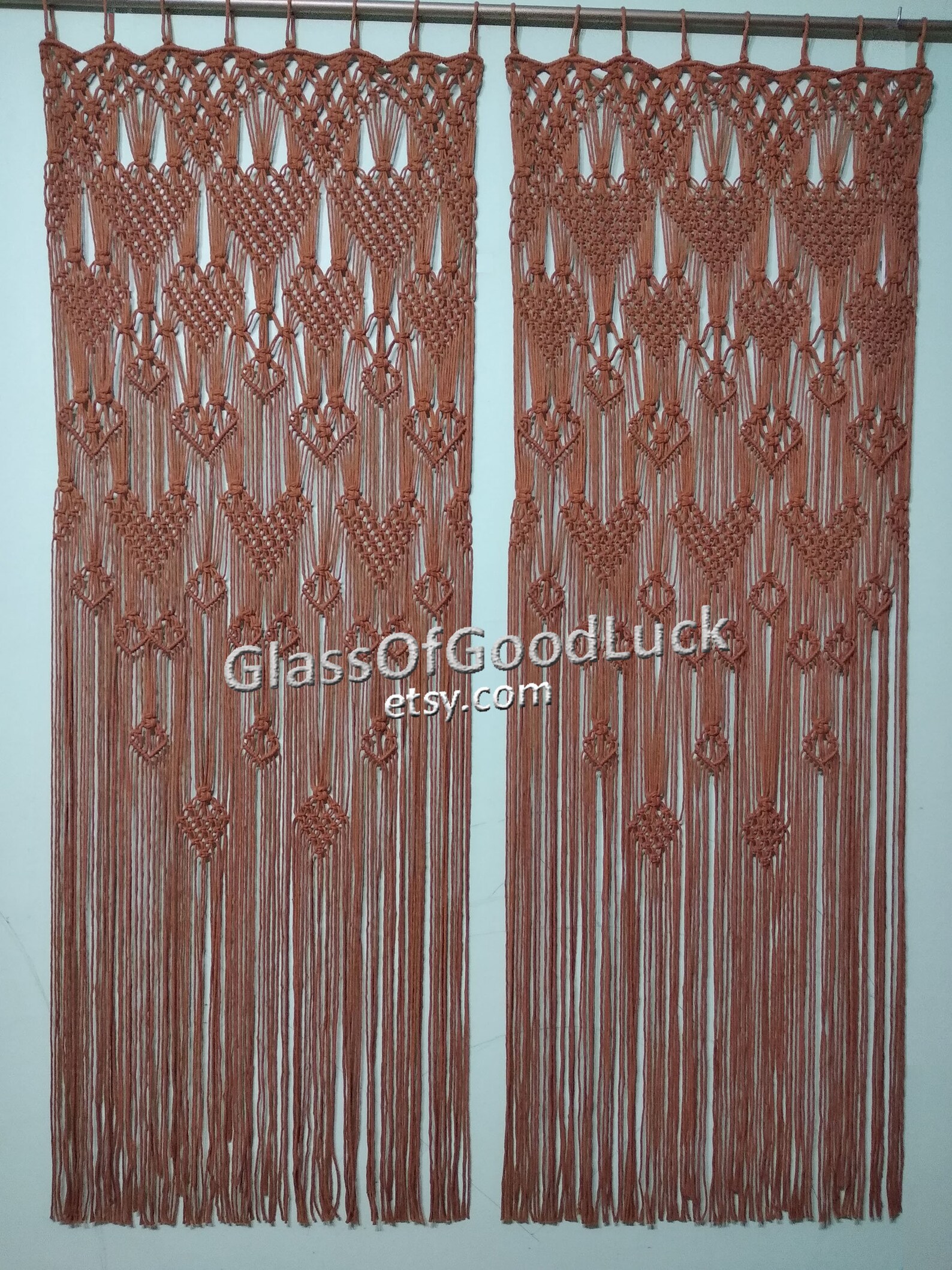 Macrame Curtain. Macrame Panel Macrame Wall Art. | Etsy