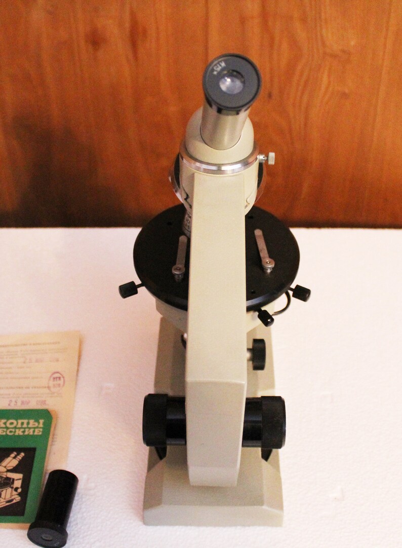 Vintage Soviet Biological Microscope Worker BIOLAM R-11 LOMO / USSR ...
