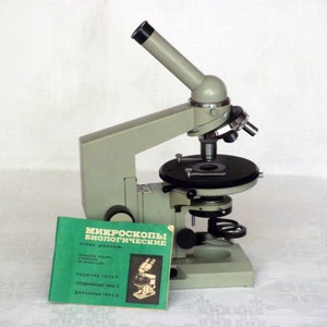 Vintage Soviet Biological Microscope Worker BIOLAM R-11 | Etsy