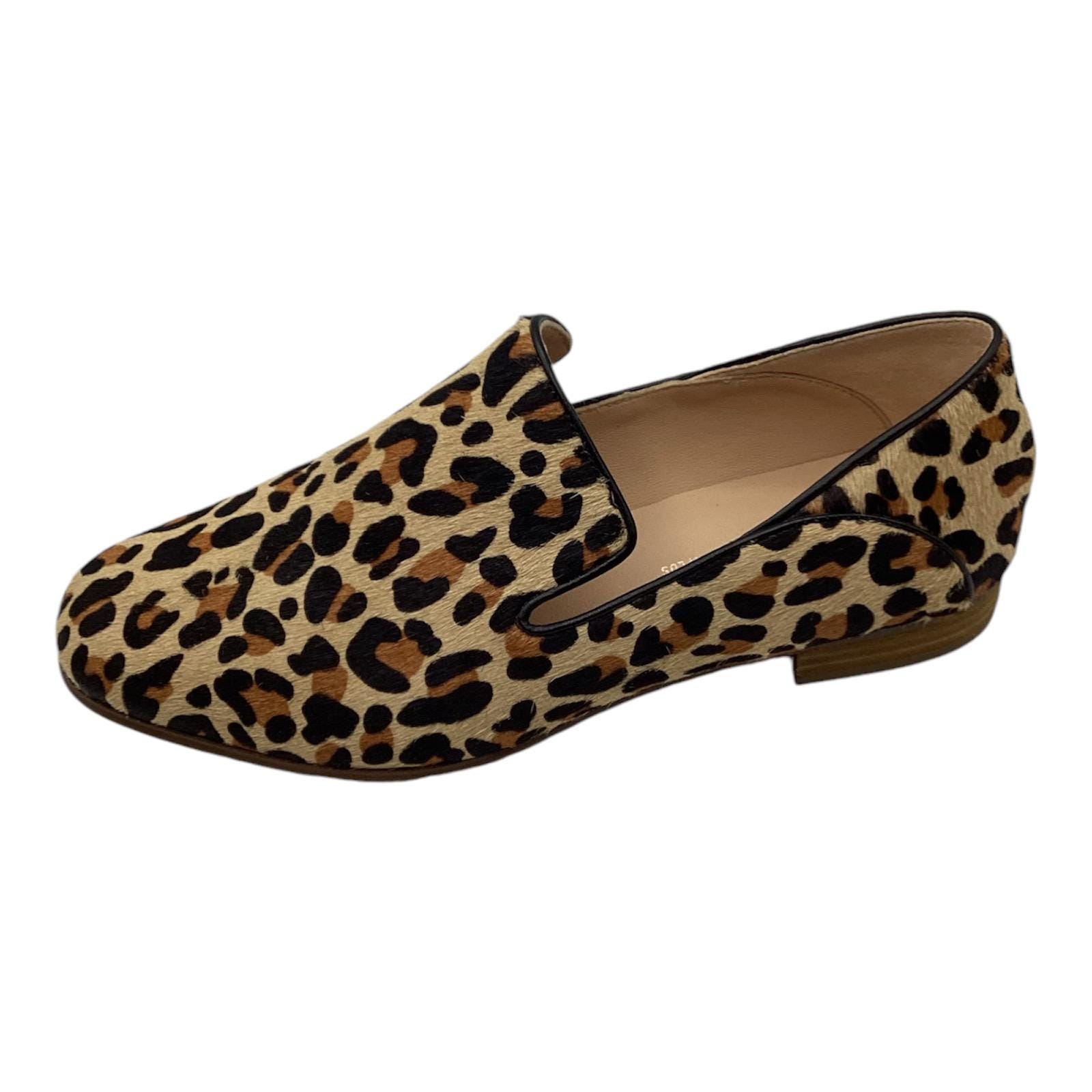 Clarks Women Leopard Print Ponyhair Leather Flat Slip on Shoes Size UK 4.5D Used Etsy