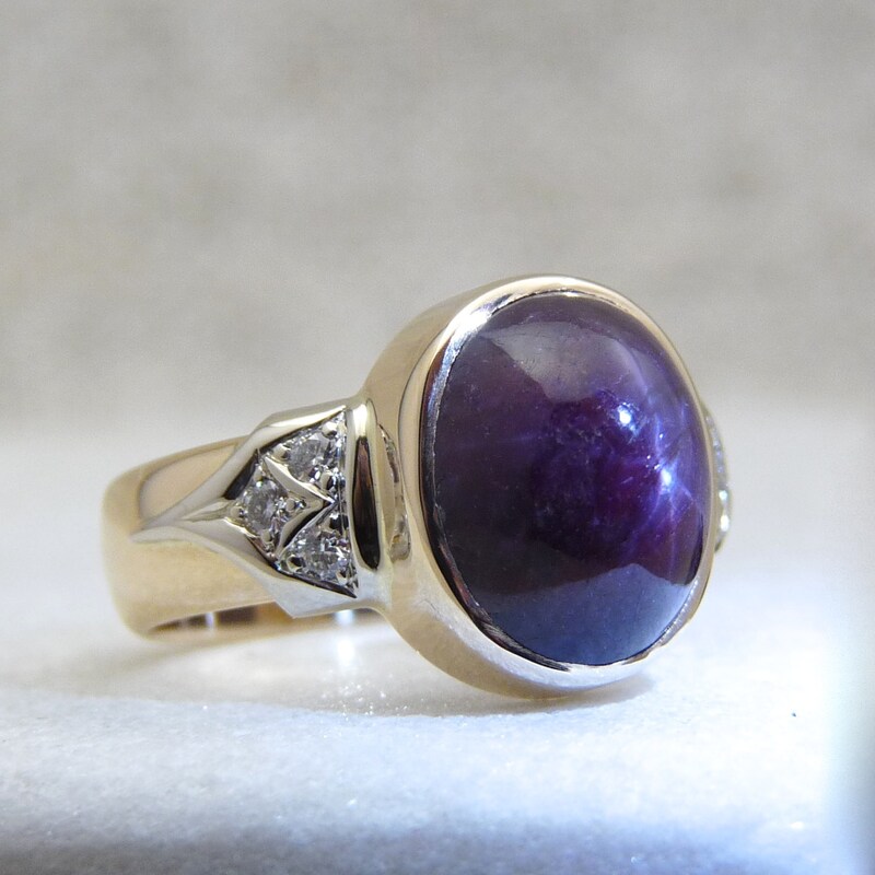 Ruby Gold Ring - Etsy