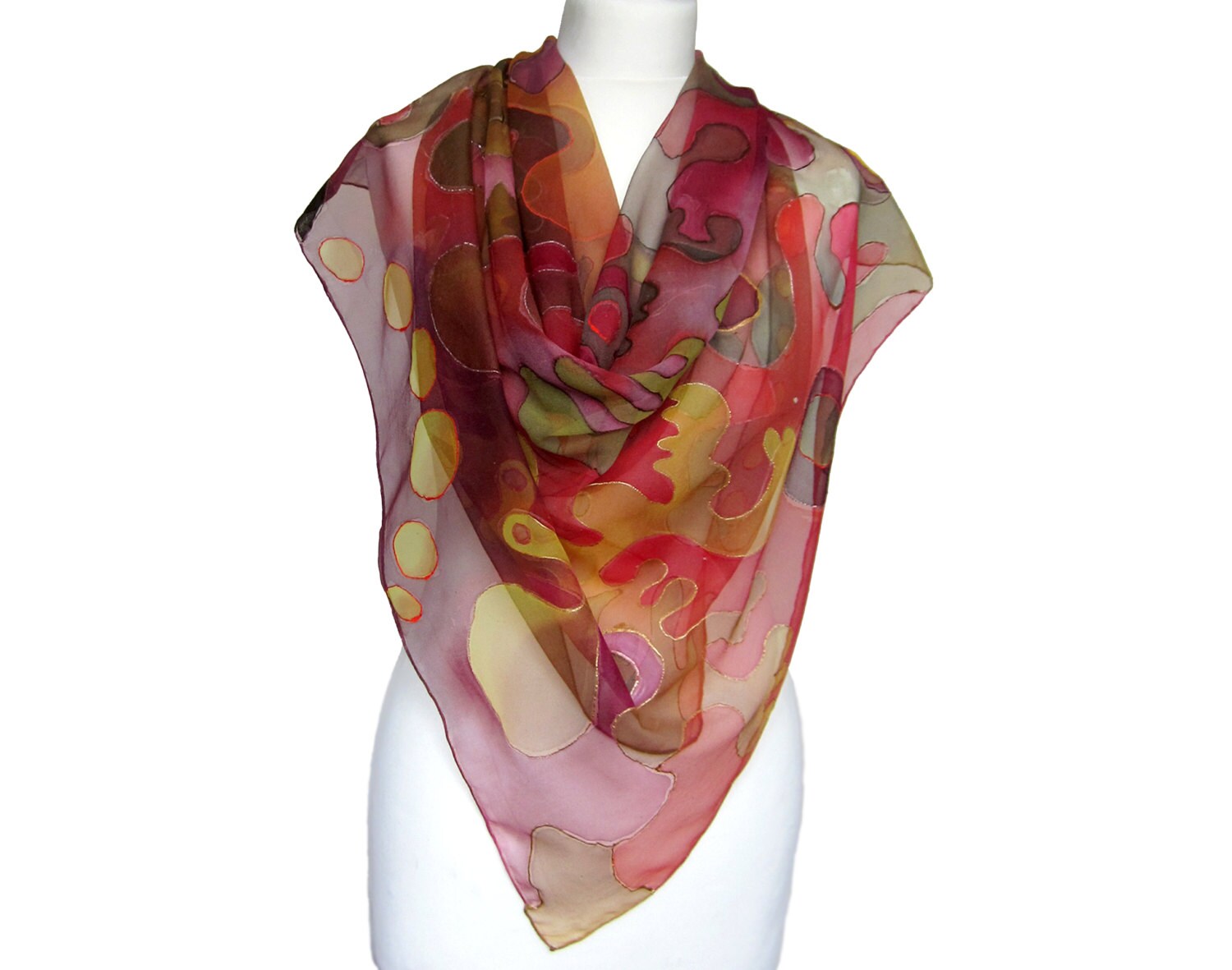 Gift for Wife Scarf - Chiffon Scarf - Holiday Gift Wife - Mom Gift ...