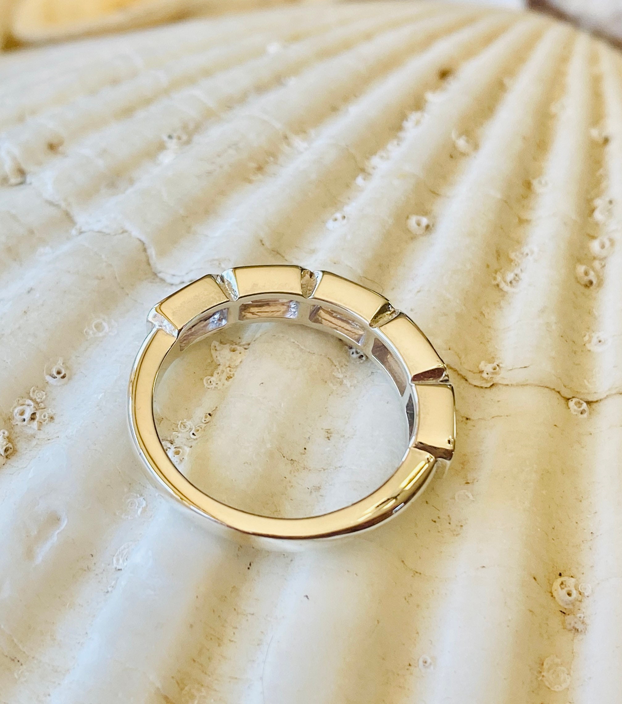 Morganite Ring Morganite Band Anniversary Band 5 Stone | Etsy