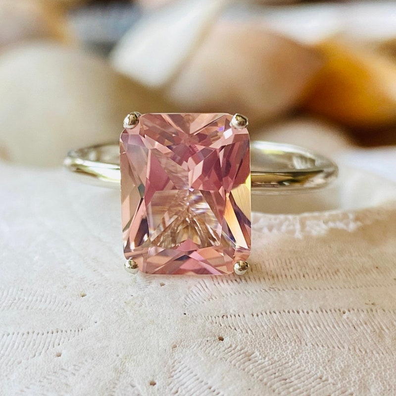 Vintage Radiant Cut Rings - Etsy