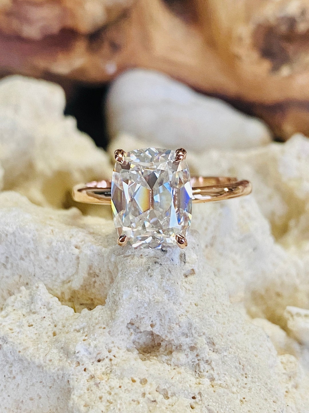 Antique Cushion-Cut Engagement Rings: What to Know About the Rare ...