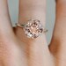 14k Natural Morganite Ring, Morganite Engagement Ring, Gold Morganite ...