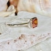 14k Sunrise Mystic Topaz Ring, Sunrise Mystic Topaz, Emerald Cut Mystic ...