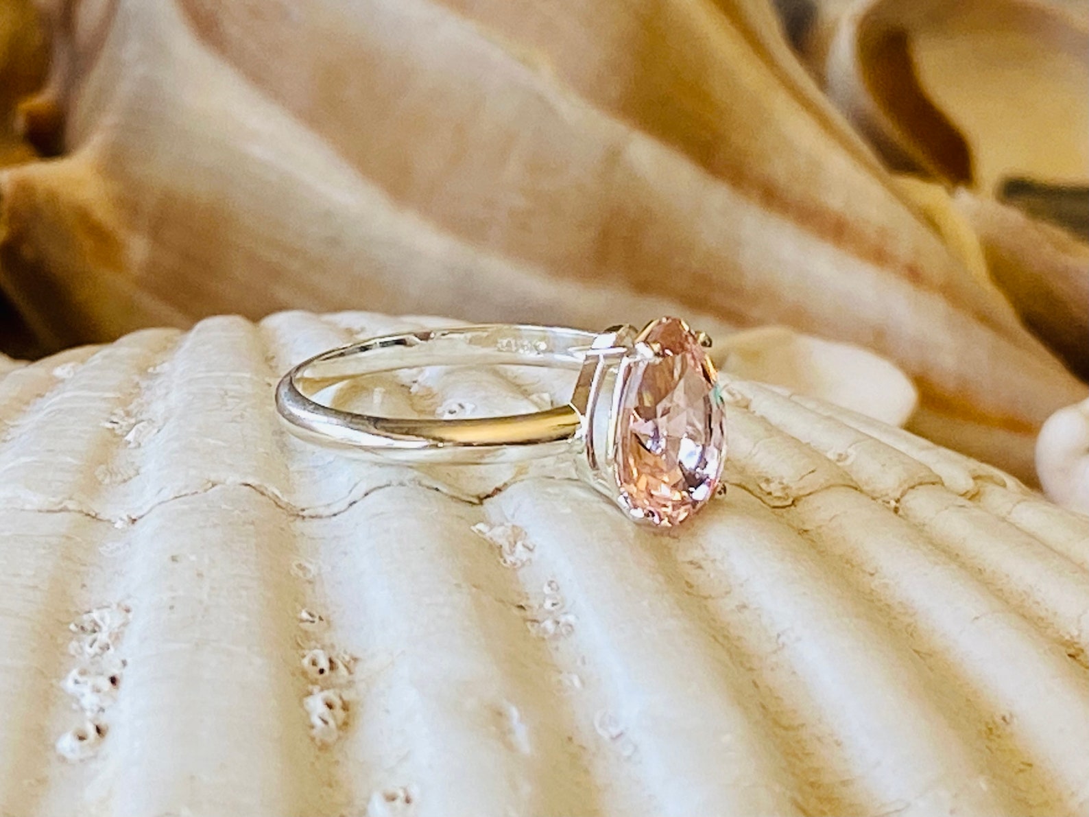 Pear Morganite Ring Pear Morganite Engagement Ring Pear - Etsy