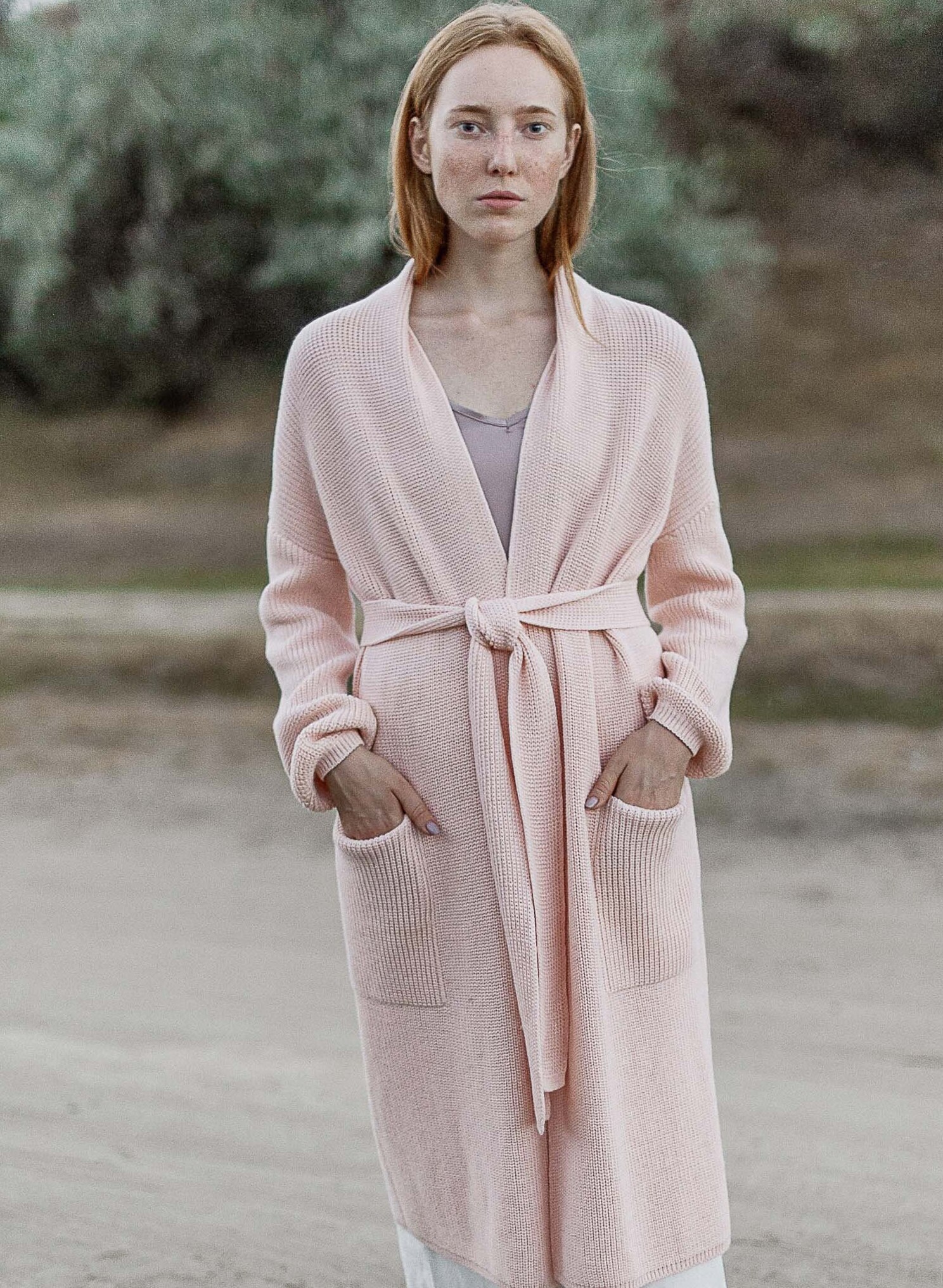 Rose Cardigan, Blush Pink Coat, Oversized Cardigan, Chunky Sweater ...