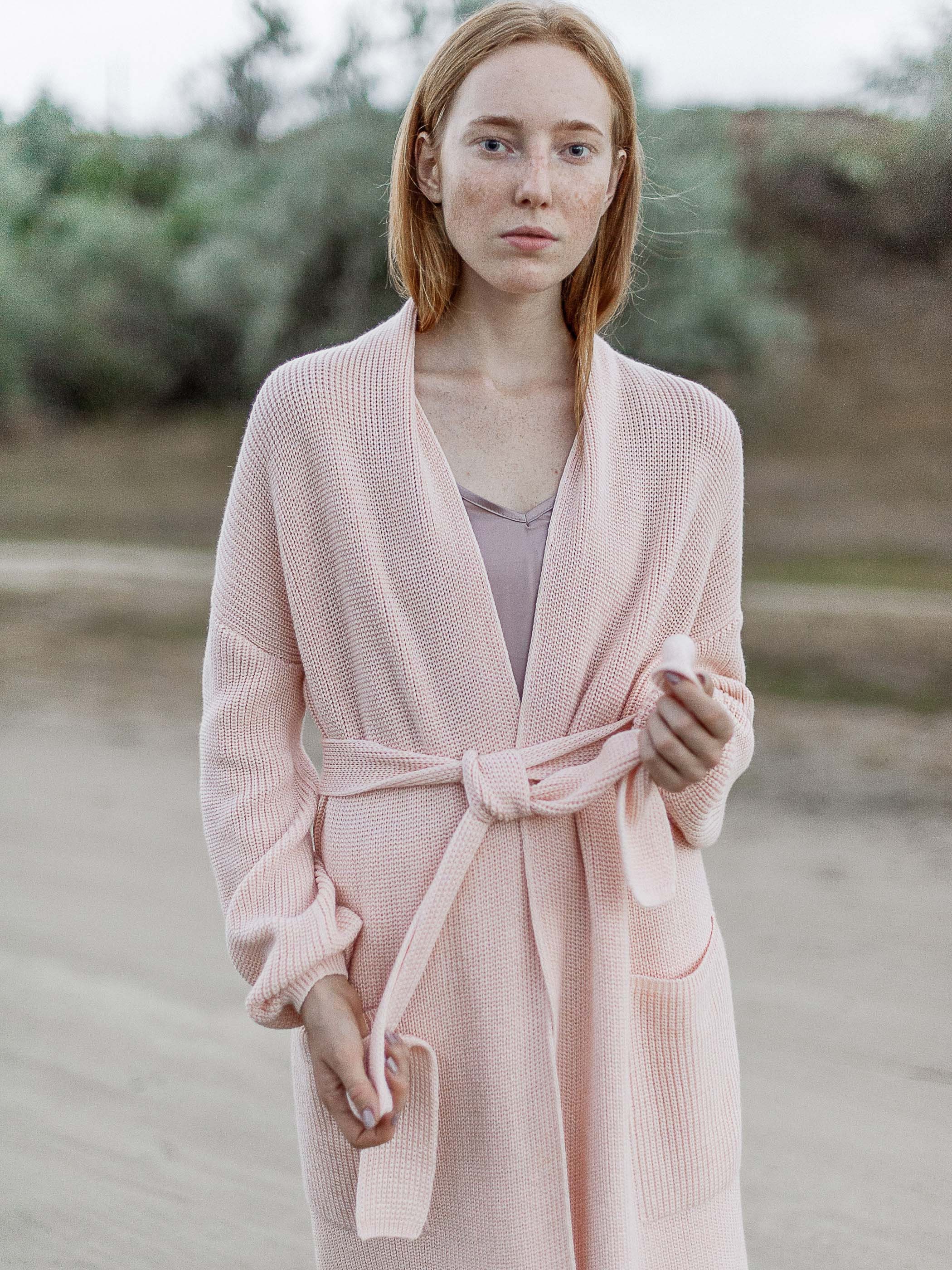 Rose Cardigan, Blush Pink Coat, Oversized Cardigan, Chunky Sweater ...