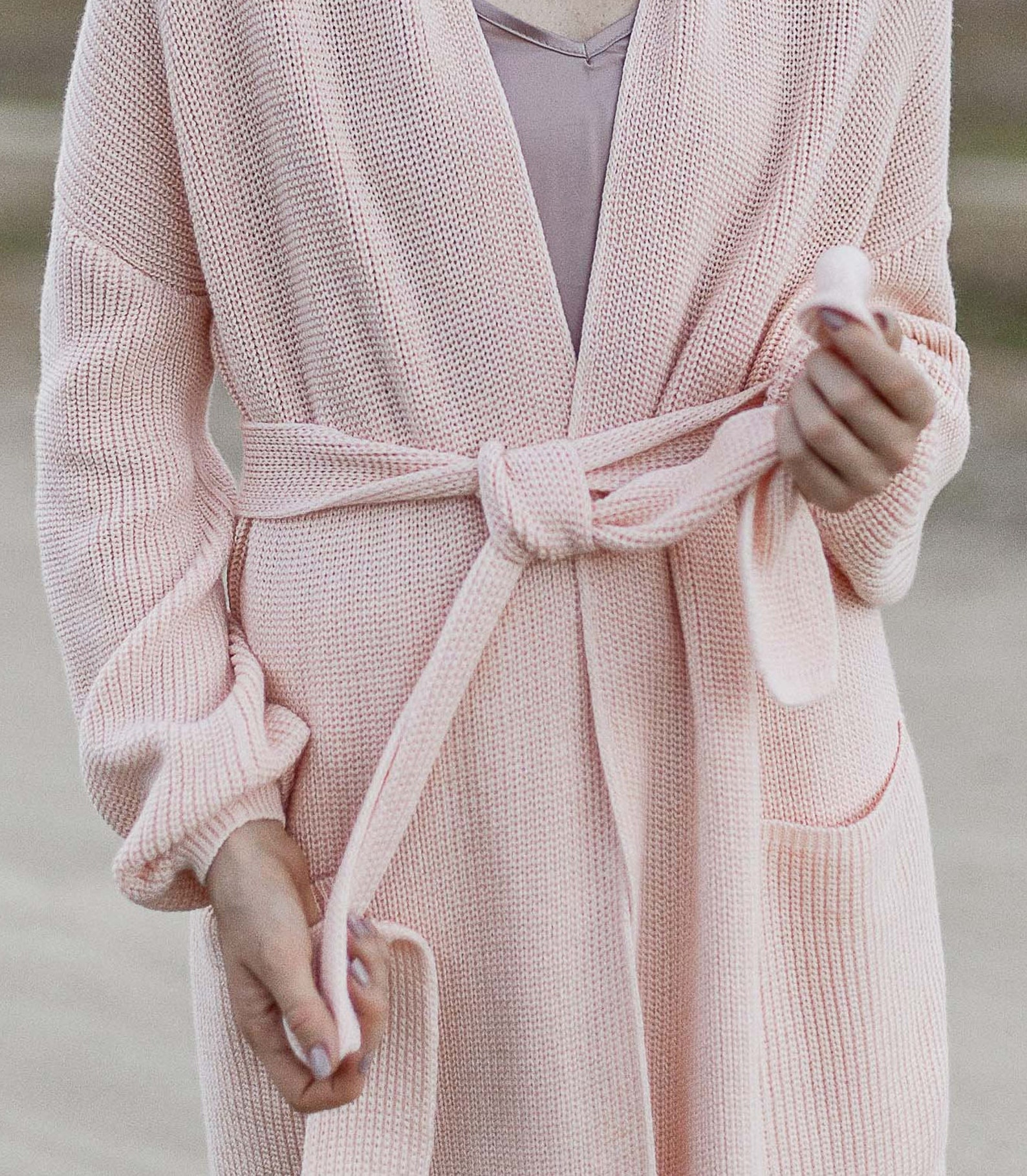Rose Cardigan, Blush Pink Coat, Oversized Cardigan, Chunky Sweater ...