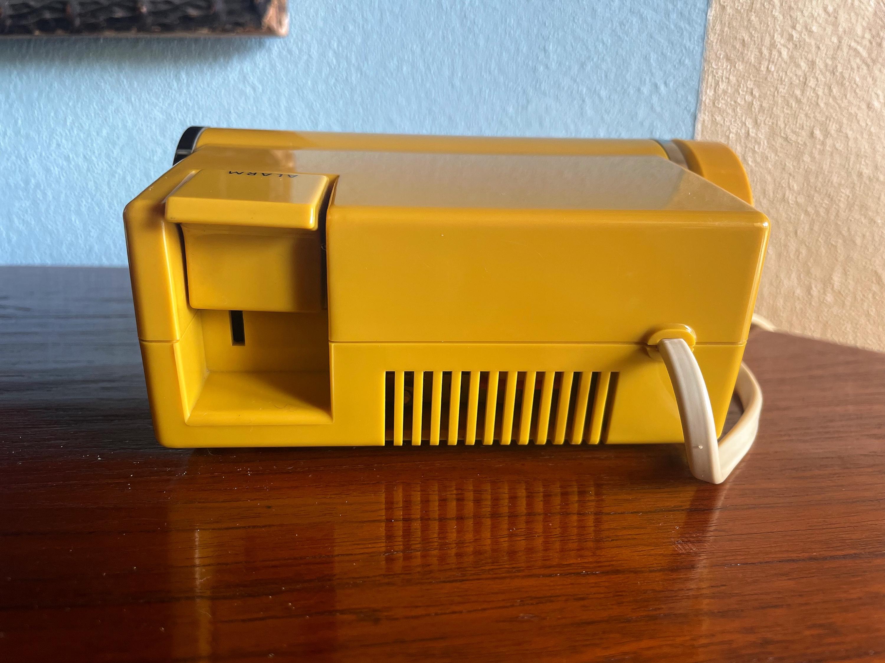 Sankyo, Vintage Flip Alarm Clock, Model NO401D With Yellow Ochre and ...